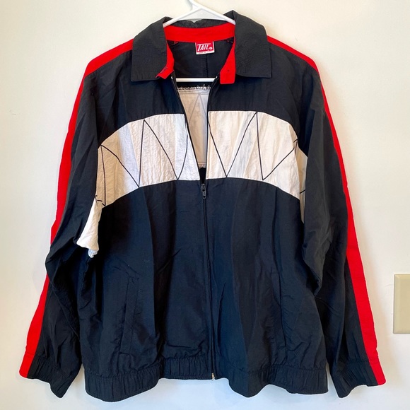 Tail | Jackets & Coats | Vintage Tail Jacket 9s Black And Red Zip Up ...